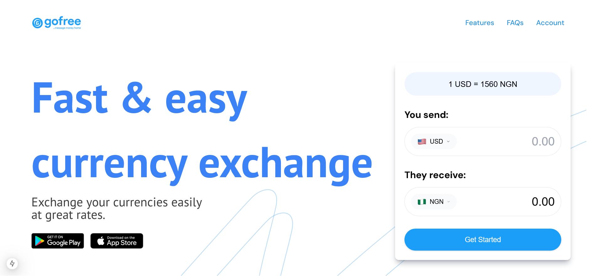 GoFree FX: Fast and Secure Currency Conversion