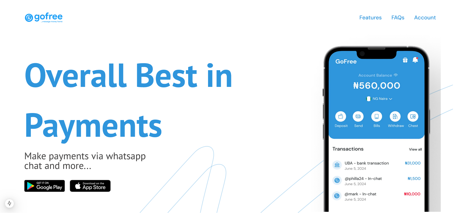 GoFree Payments: Borderless and Seamless Transactions